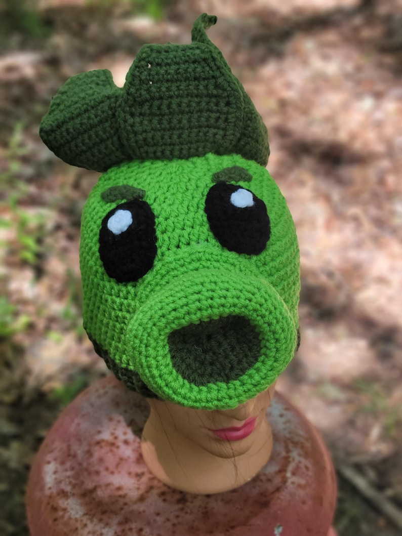 Plants Vs Zombies, Repeater Plant Beanie, 3D Character Animal Hat - Etsy
