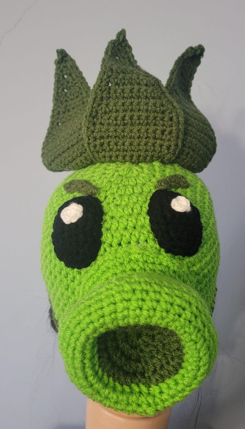 Plants Vs Zombies, Repeater Plant Beanie, 3D Character Animal Hat - Etsy