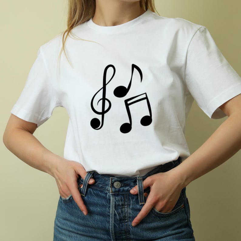 Music Notes PNG SVG Bundle, Musical Symbols Graphics (instant Download ...