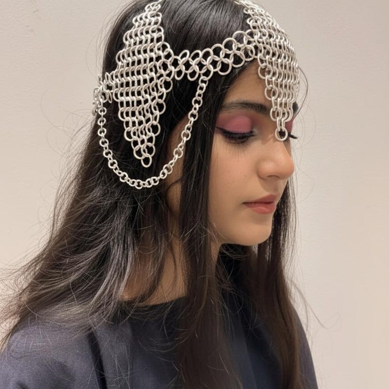 Chainmail Hair Piece - Etsy