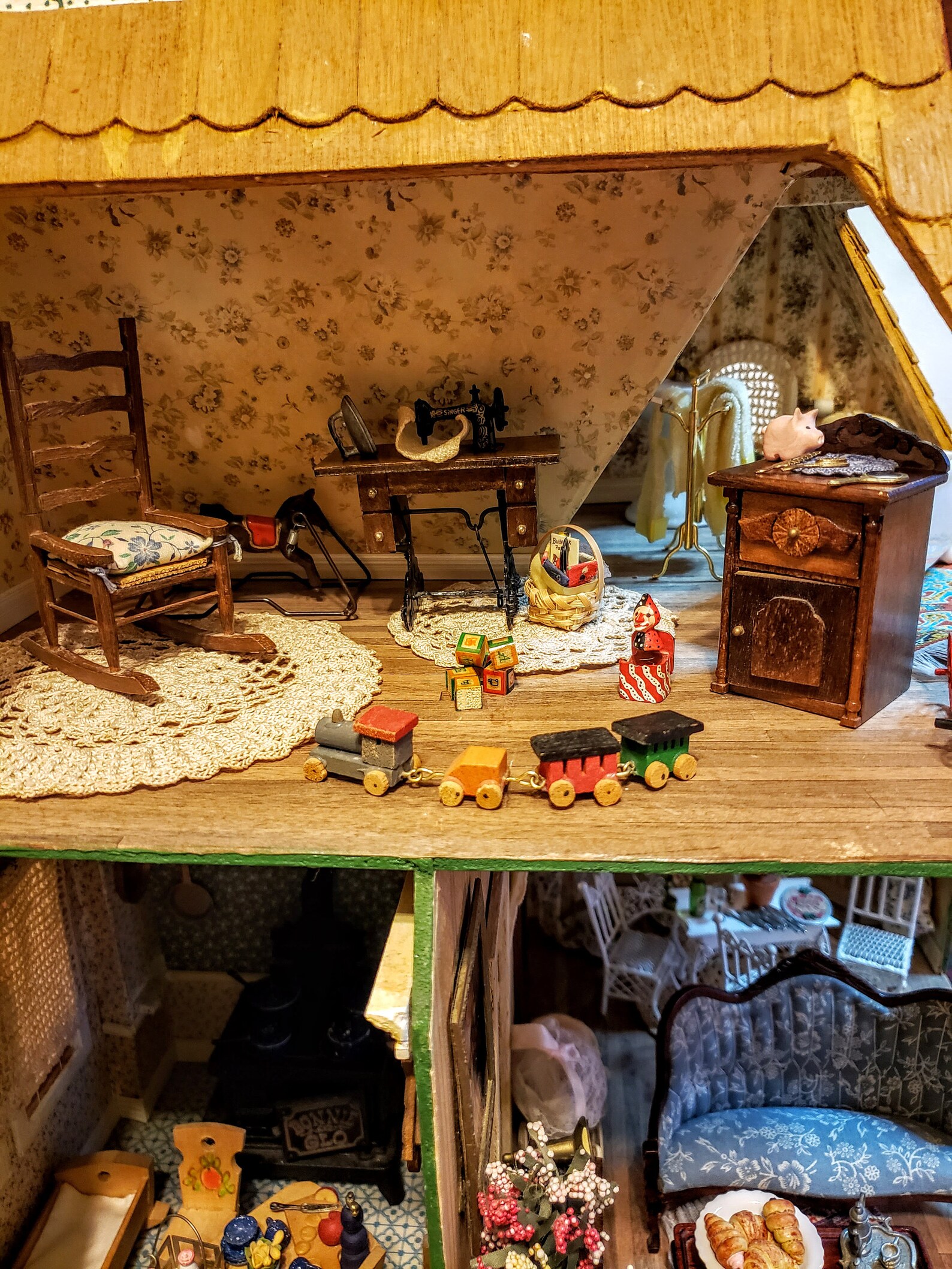Stunning Vintage Dollhouse Handmade in the 1980s Fully - Etsy