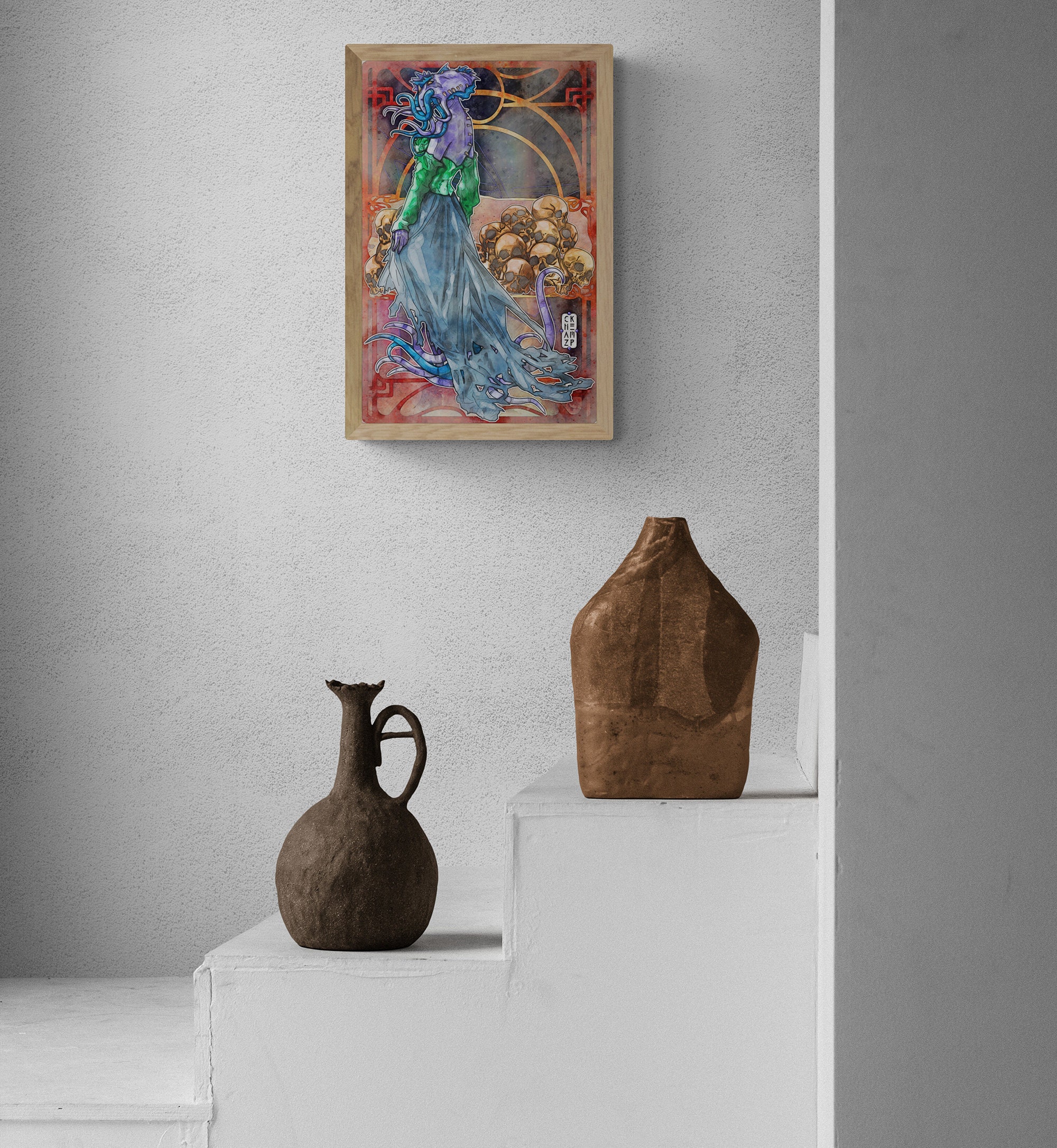 Cthulhu, Cthulhu Art, Cthulhu Poster, Monster Poster, Fantasy Print ...