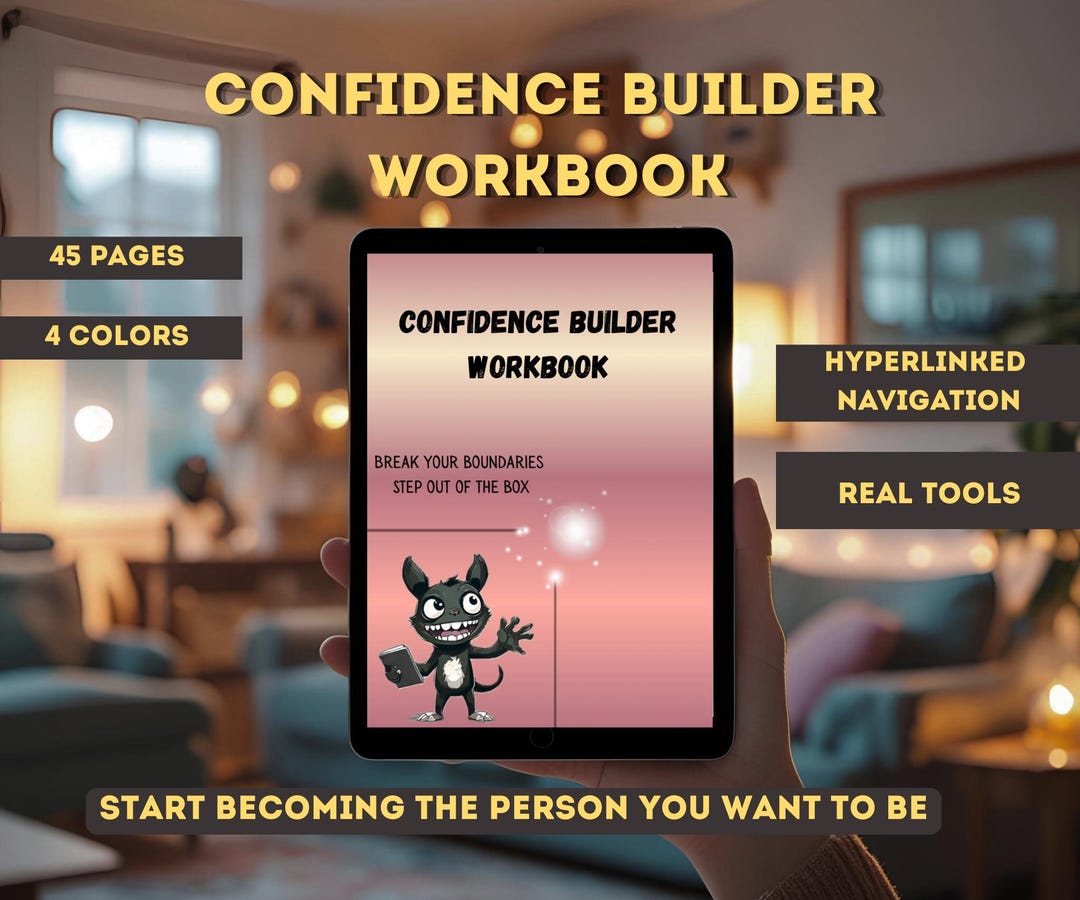 Confidence Builder Workbook | Self-help Guide | Confidence Building ...