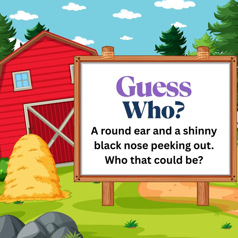Animal Guessing Game Printable | Digital Download | Who Am I? | Fun ...