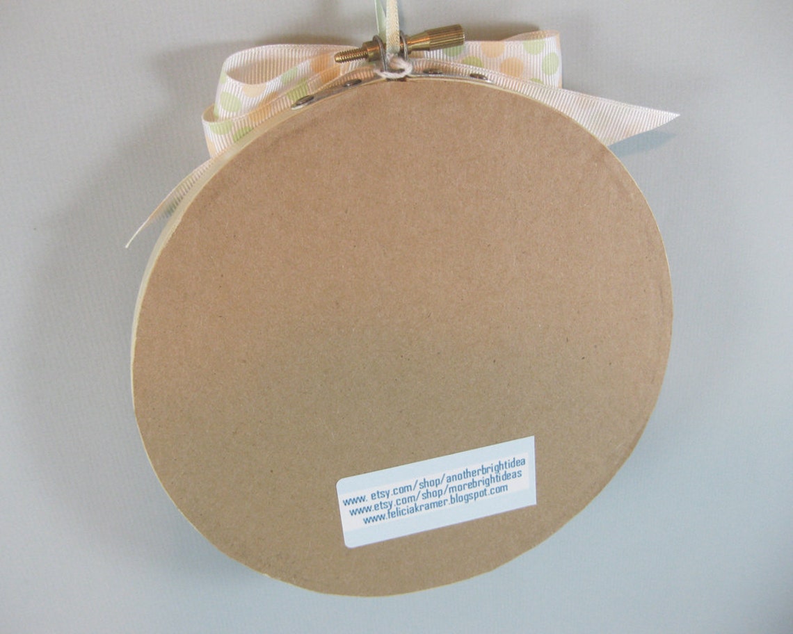 Love You Hoop Art, Embroidery Art, Paper Hoop Art, Sage Green Hoop Art ...