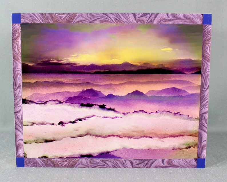 Handmade Paper Layered Collage Photograph Mounted on 8x10 Wood - Etsy