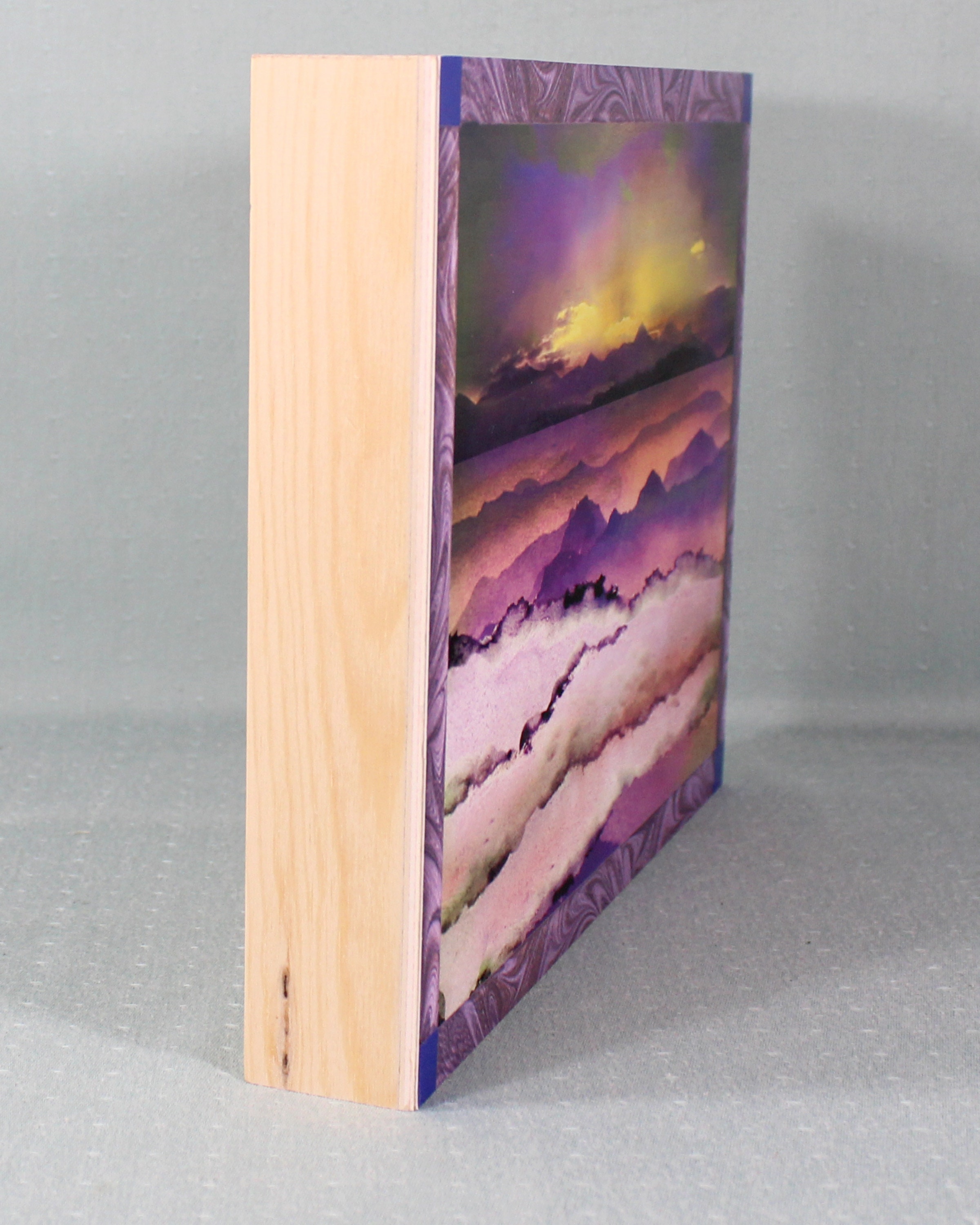 Handmade Paper Layered Collage Photograph Mounted on 8x10 Wood - Etsy