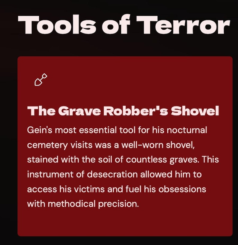 Ed Gein Infographic, Serial Killer Profile, True Crime Printable Poster ...