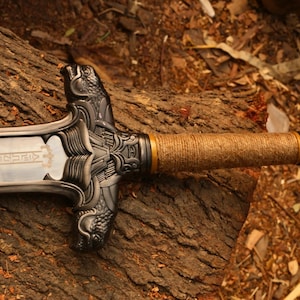 Handmade Conan Atlantean Sword Replica, Stainless Steel Etched Blade - Etsy