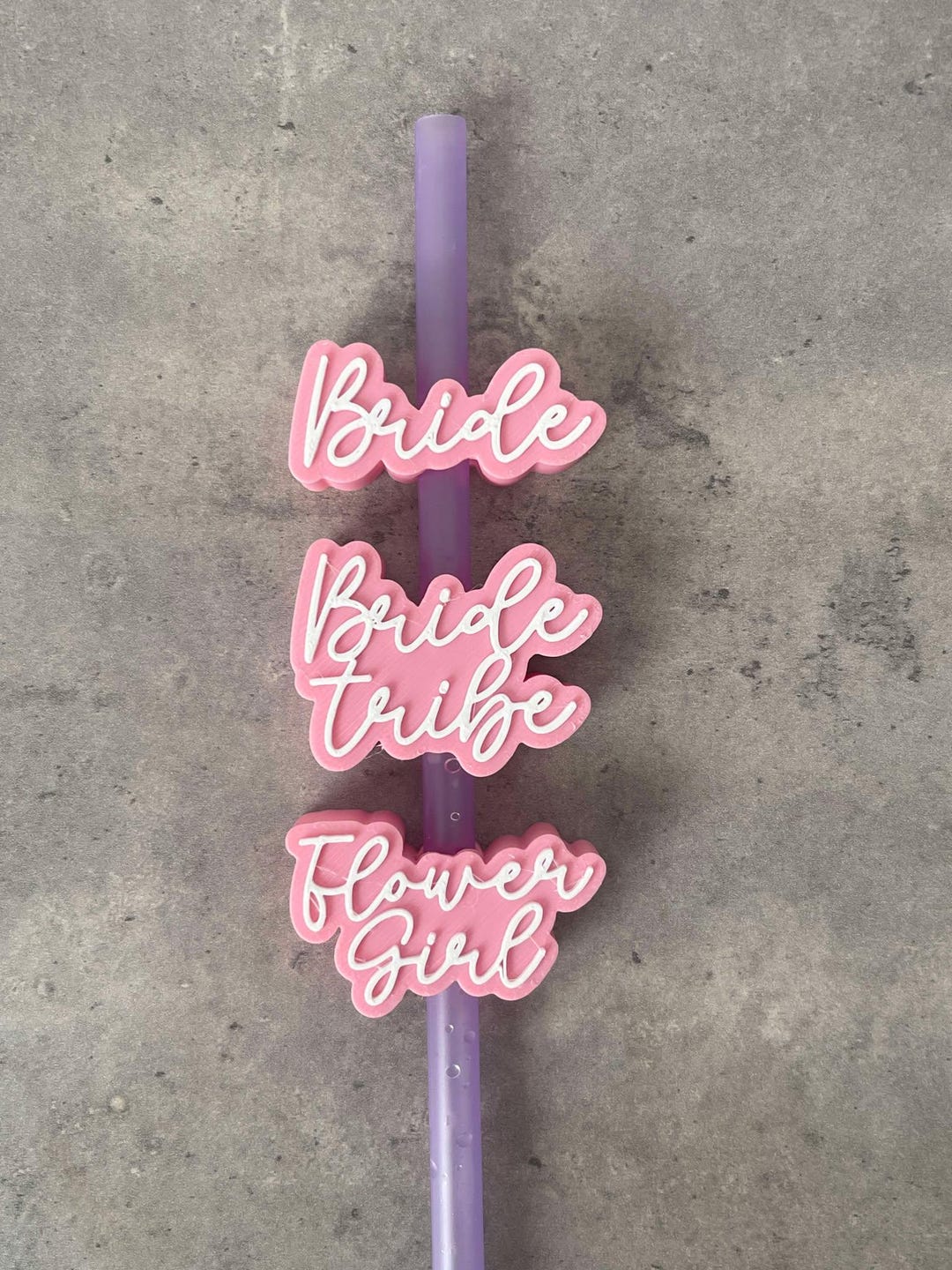 Bridal Straw Toppers | Wedding Accessories | Bridesmaids Gifts ...