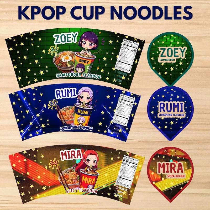 Huntrix Ramen Cups - Etsy