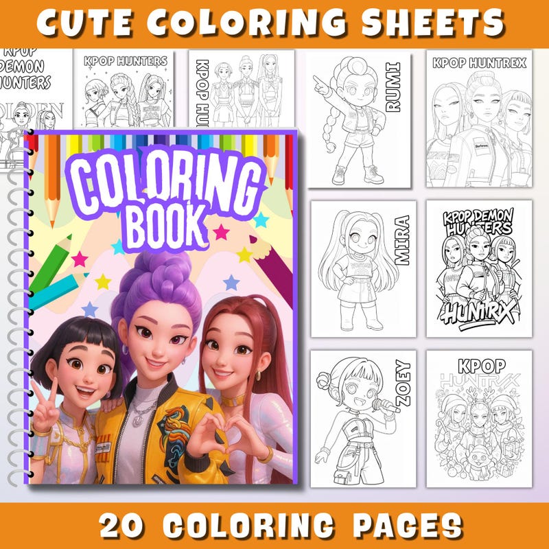 Colouring Book Wall Paper - Etsy