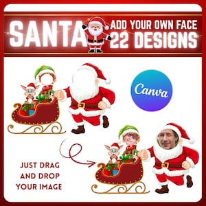 Faceless Santa Claus Template - Etsy
