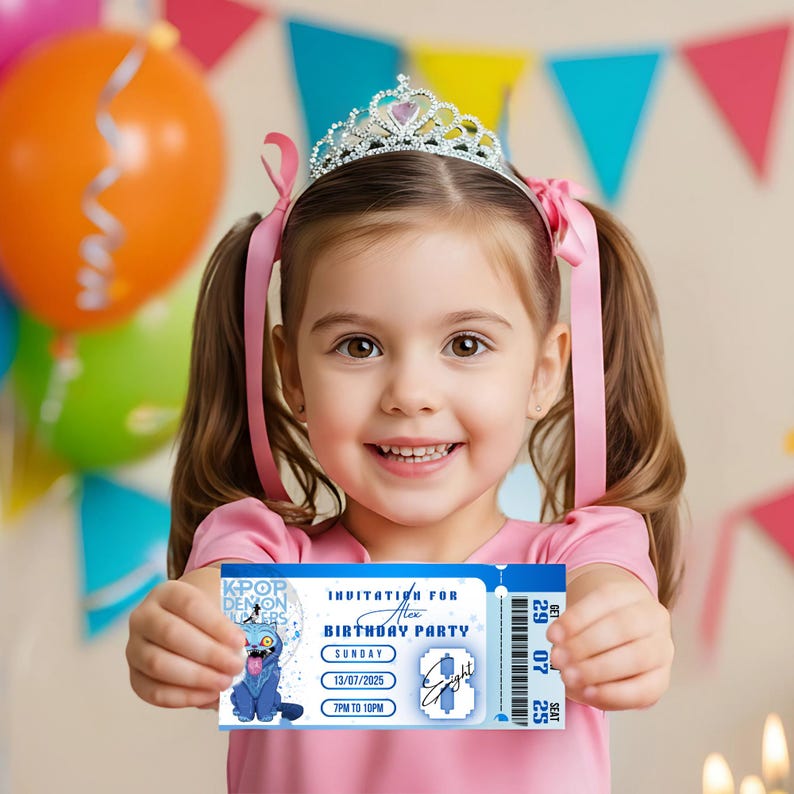 Editable Kpop Demon Hunters Concert Tickets – Printable and Editable ...