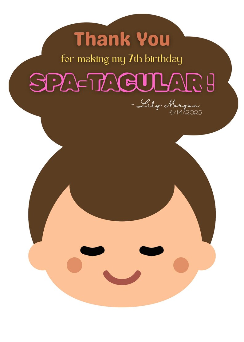 Scrunchie Holder Thank You Card – Party Favor (editable Template) - Etsy