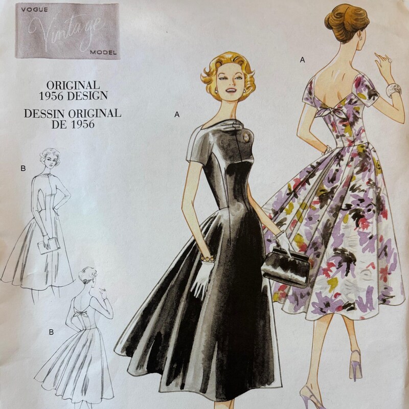 1950 Vogue Pattern - Etsy