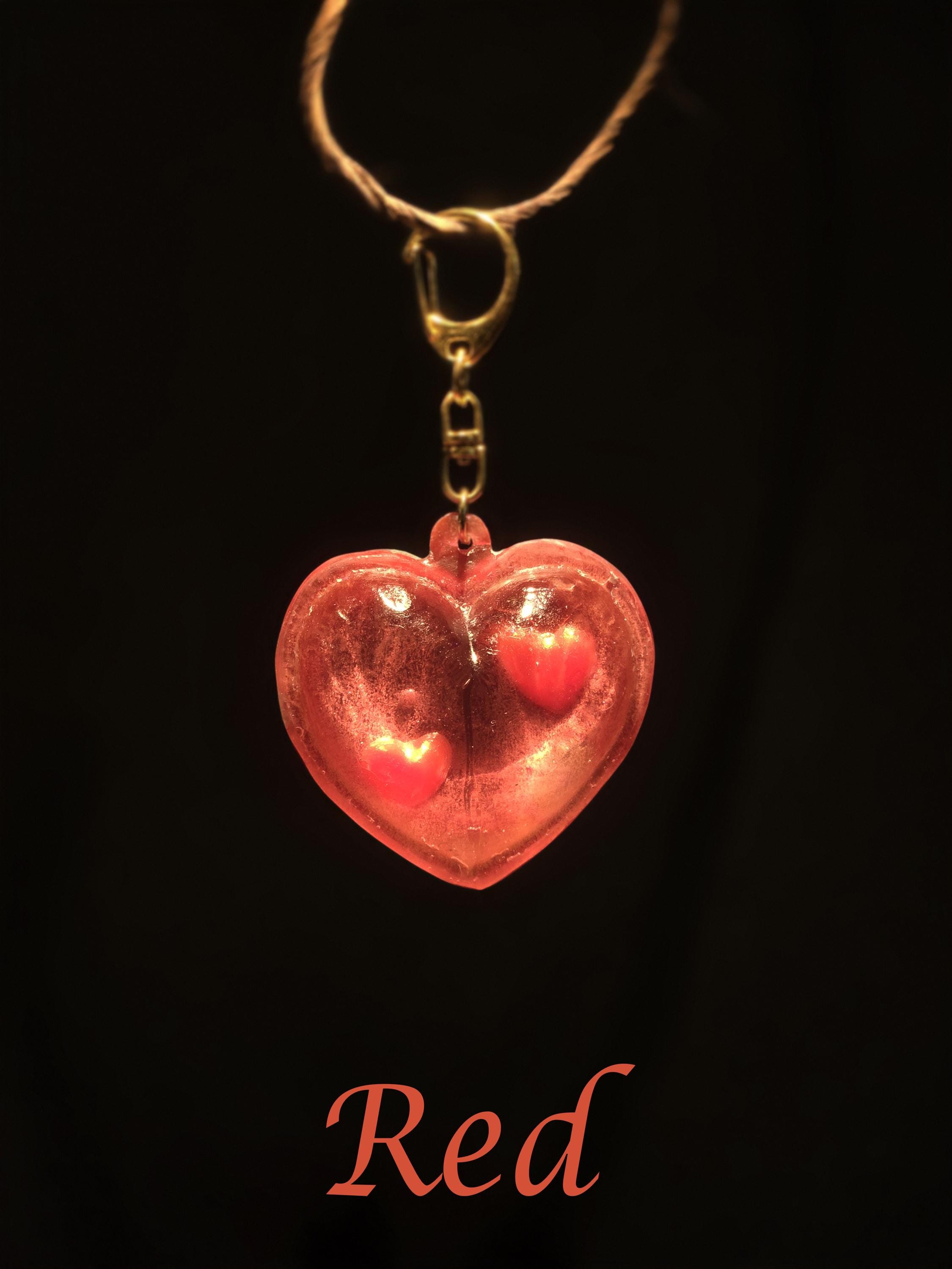 Super Paper Mario Pure Heart or Chaos Heart Keychain - Double Sided - Etsy