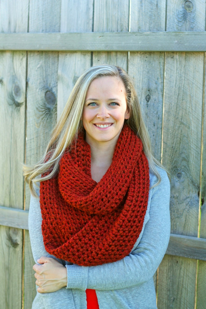 CROCHET PATTERN soft & Cozy Infinity Scarf Crochet Pattern - Etsy UK