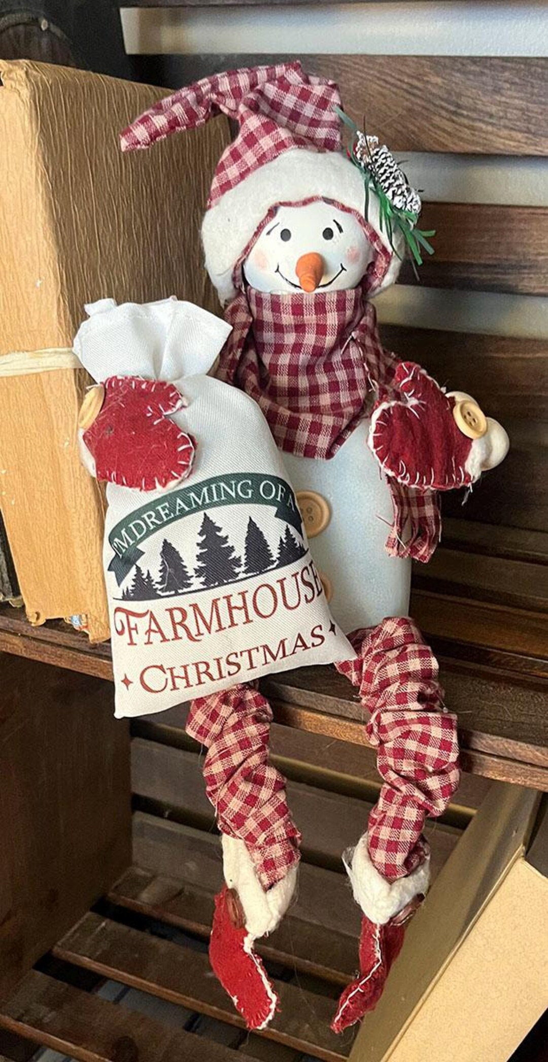 Snowman Shelf-sitter With Dangling Legs - Etsy