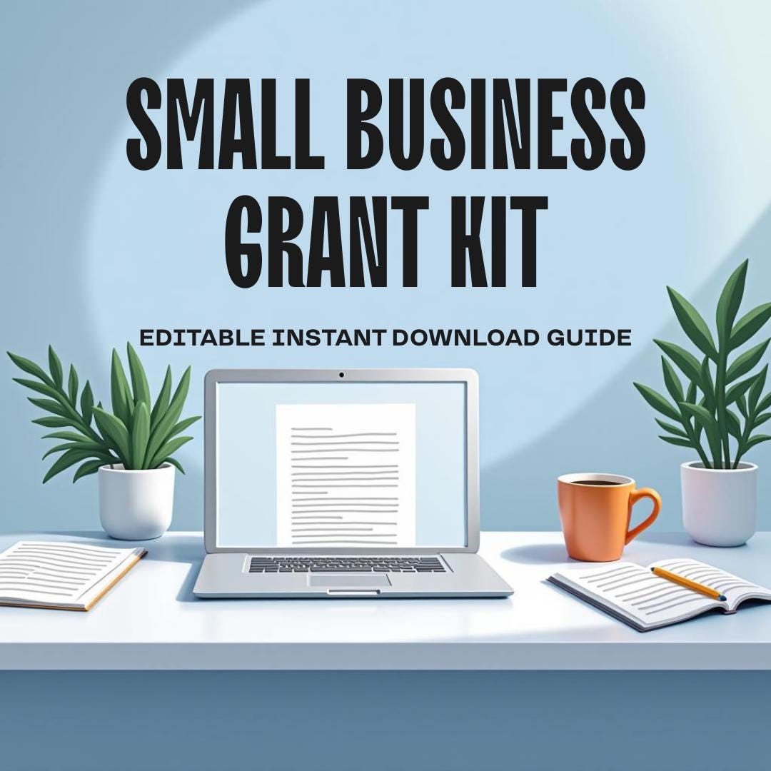 Grant Proposal Template Kit | Small Business Startup Funding Guide ...