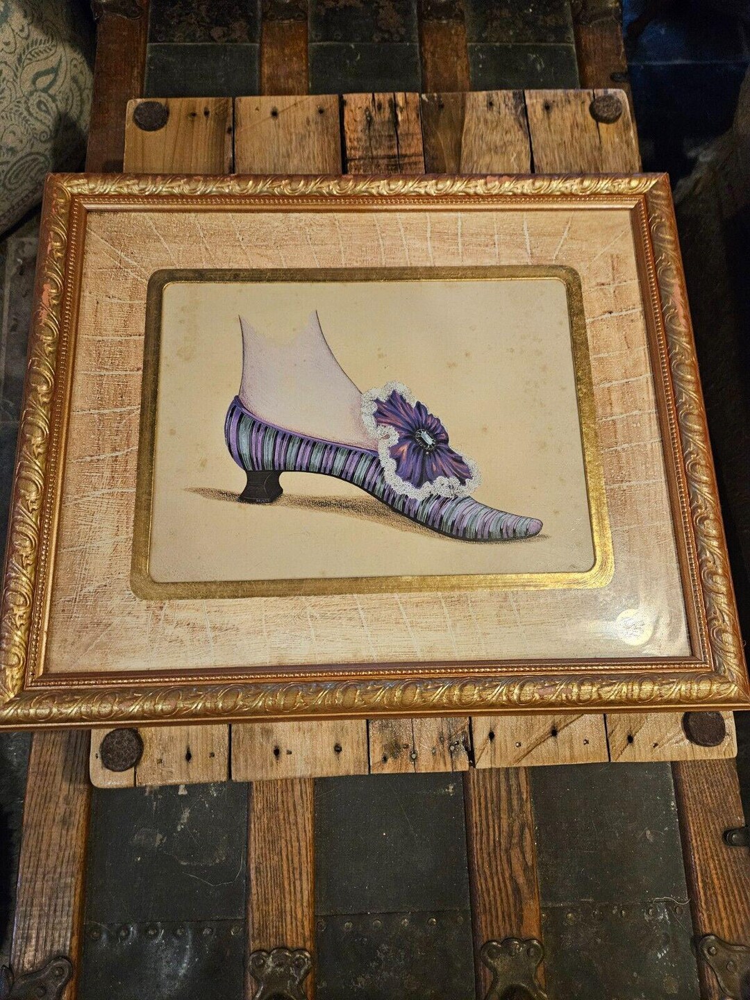 Bombay Framed Fashion Shoe From the Stephanie Hoppen Collection - Etsy