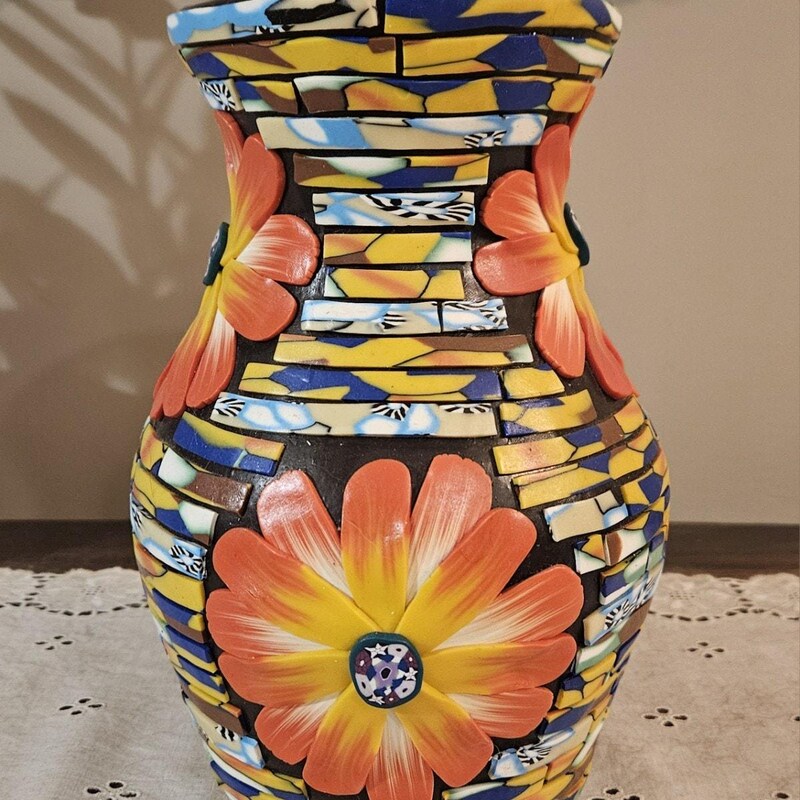 Polymer Clay Vase - Etsy