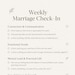 Weekly Marriage Check-in Digital Download - Etsy