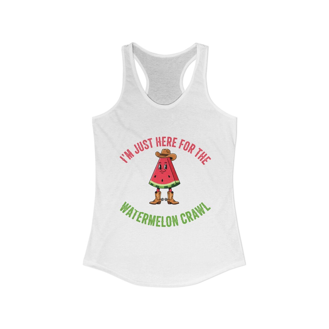 Watermelon Crawl Line Dance Tank | Women's Racerback Dance Top - Etsy