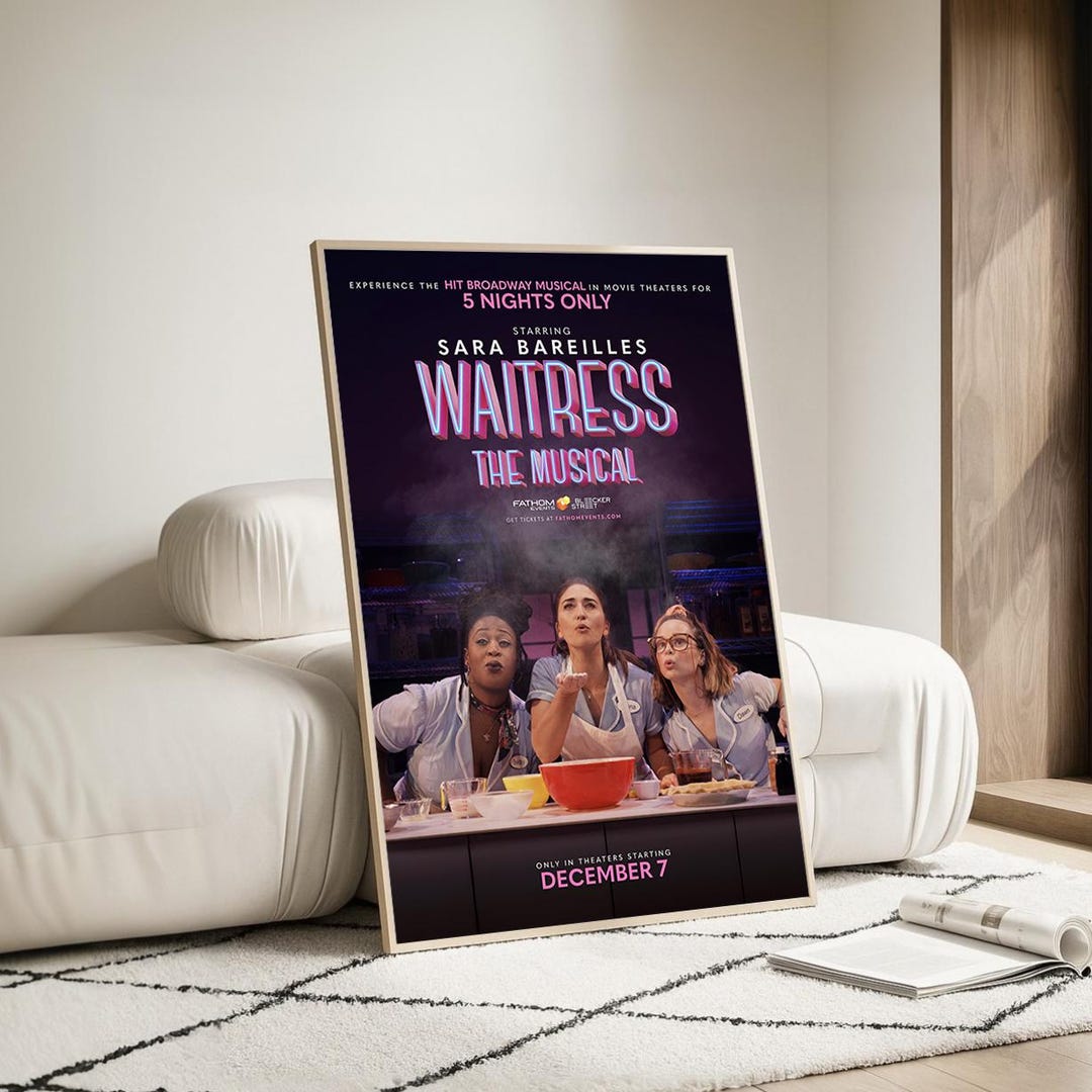 Waitress the Musical Movie Posters, Limited Edition Collectibles, High ...
