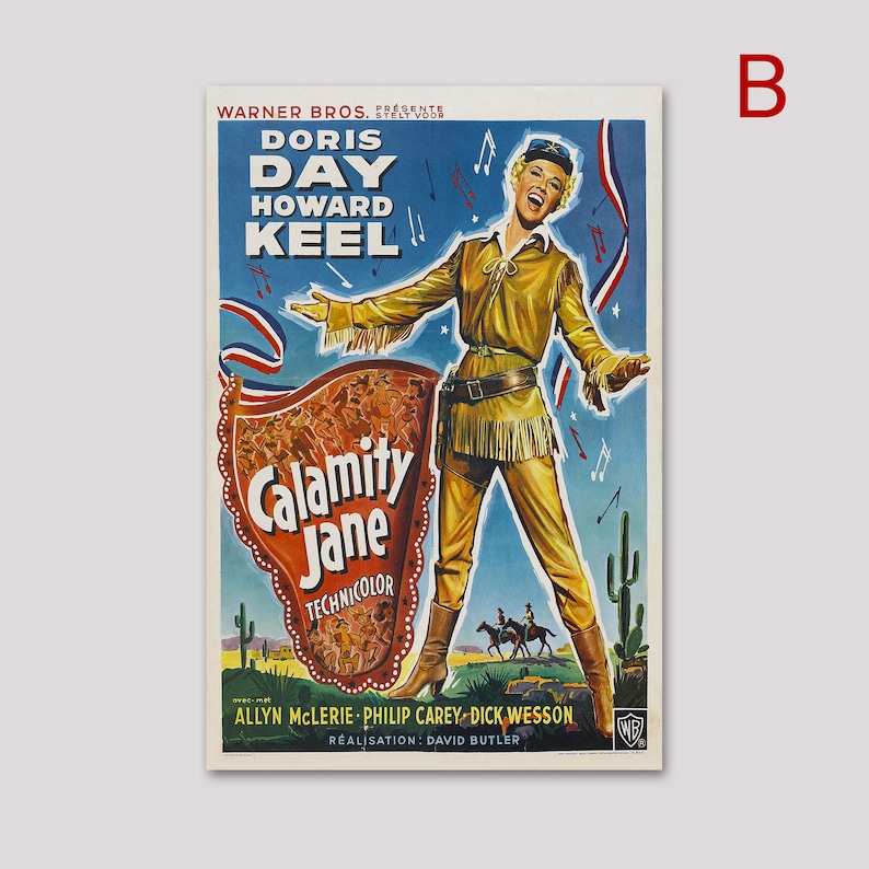 Calamity Jane Movie Posters, Limited Edition Collectibles, High Quality ...