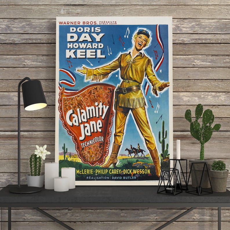 Calamity Jane Movie Posters, Limited Edition Collectibles, High Quality ...