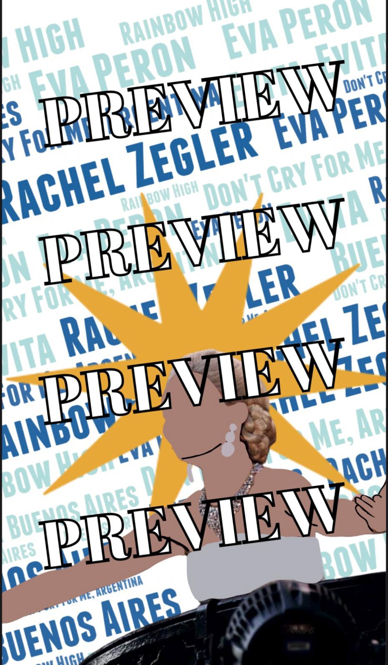 Evita the Musical - Rachel Zegler Eva Peron Word Art Digital Print - Etsy