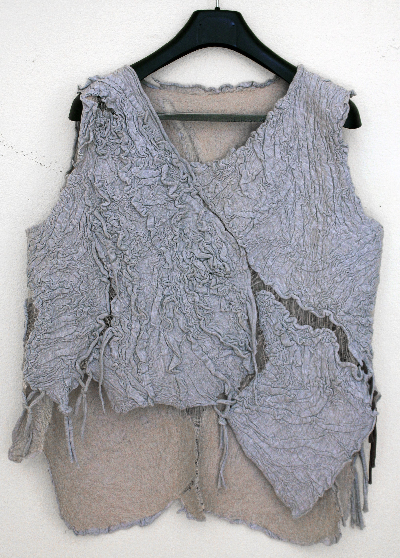 Nuno Felting TUTORIAL Light Felted Summer Sleeveless Top Pattern ...