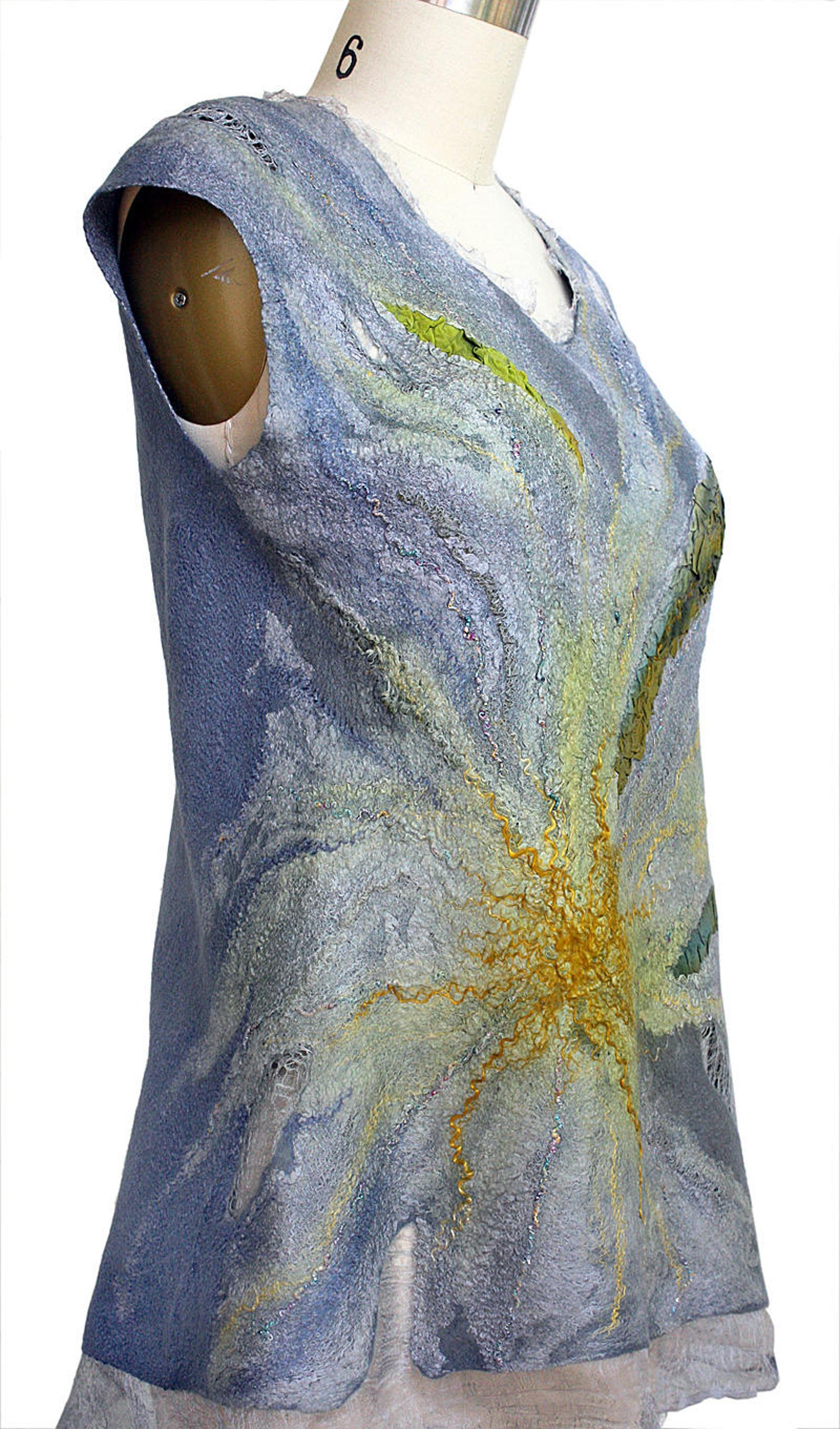 Nuno Felting TUTORIAL PDF Felted Tunic Craft Supplies Felting Nuno ...