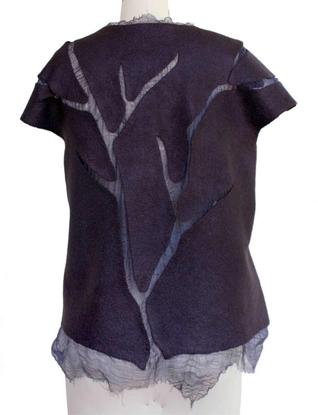 Nuno Felting TUTORIAL Light Felted Summer Sleeveless Top Pattern ...