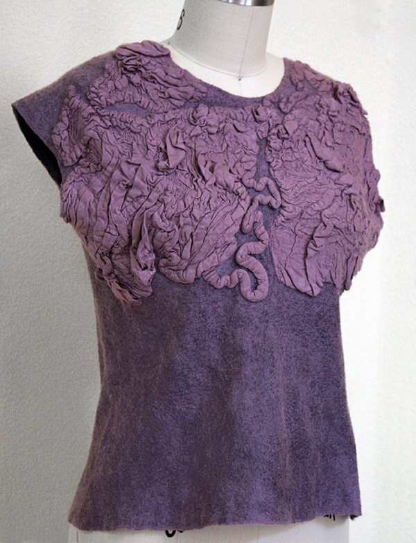 Nuno Felting TUTORIAL Light Felted Summer Sleeveless Top - Etsy