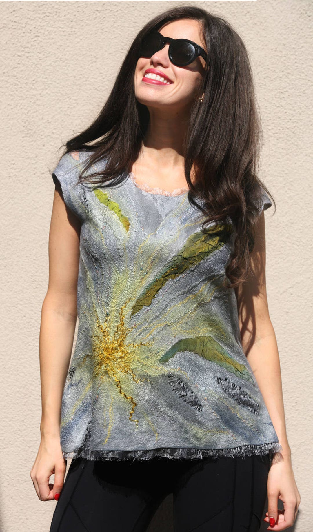 Nuno Felting TUTORIAL PDF Felted Tunic Craft Supplies Felting Nuno ...