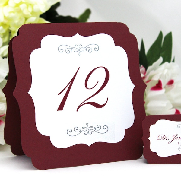 Table Number Tent - Etsy