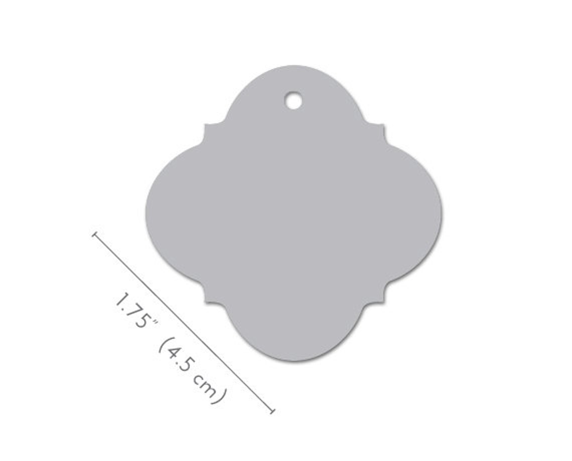 Quatrefoil Hang Tags 100 Kraft Gift or Price Tags Die Cut - Etsy Australia