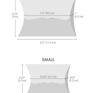 150 Pillow Boxes - Kraft Packaging or Favor Box Lot - Unique Tab ...