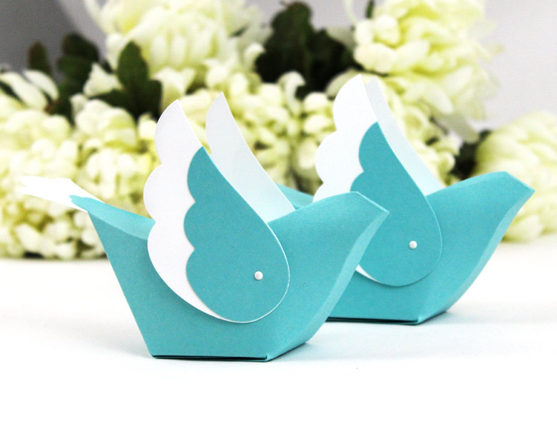 Rustic Bird Favor Box Handcrafted Packaging Box Table Decor - Etsy