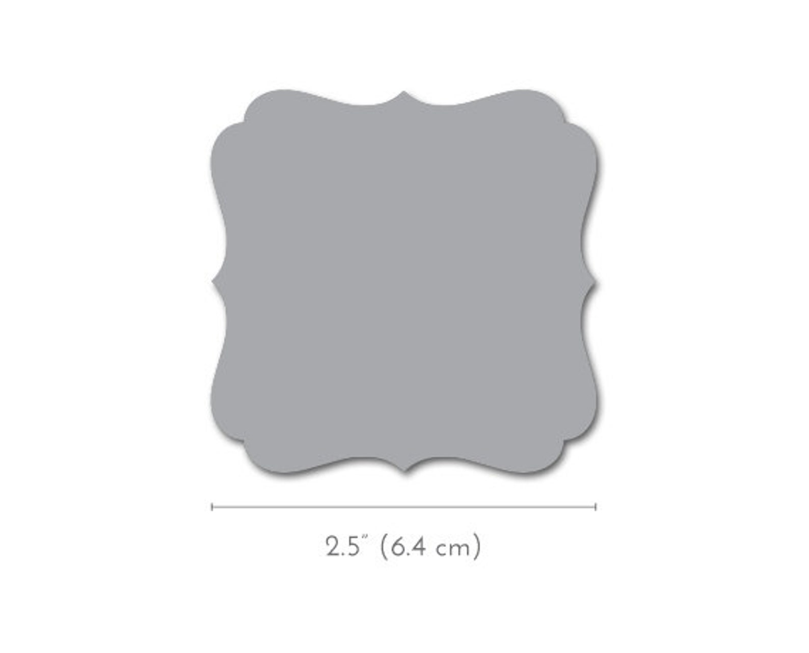 Square Bracket Note Cards, 2.5" X 2.5", 30 Blank Die-cut Note Cards ...