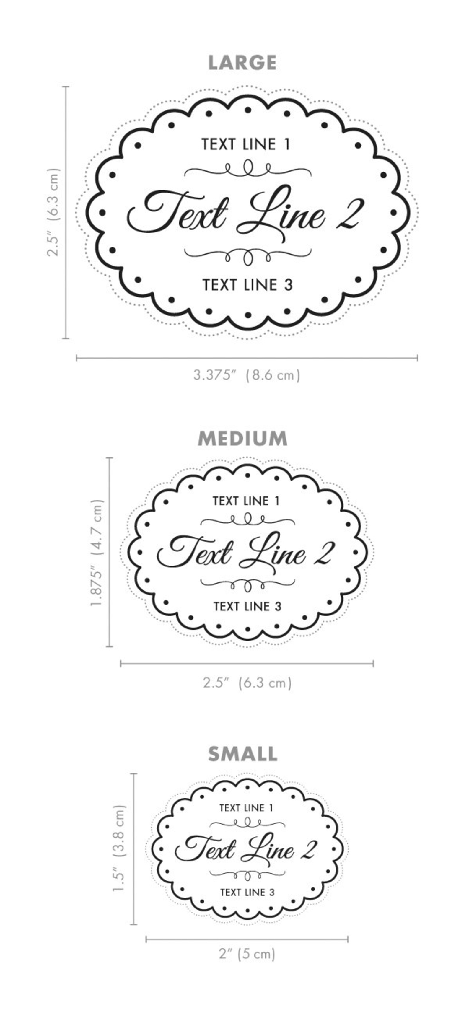 Custom Oval Stickers 48 Clear or White Favor Labels - Etsy