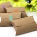 Small Pillow Boxes - 12 Small DIY Favor Boxes - Product Packaging ...