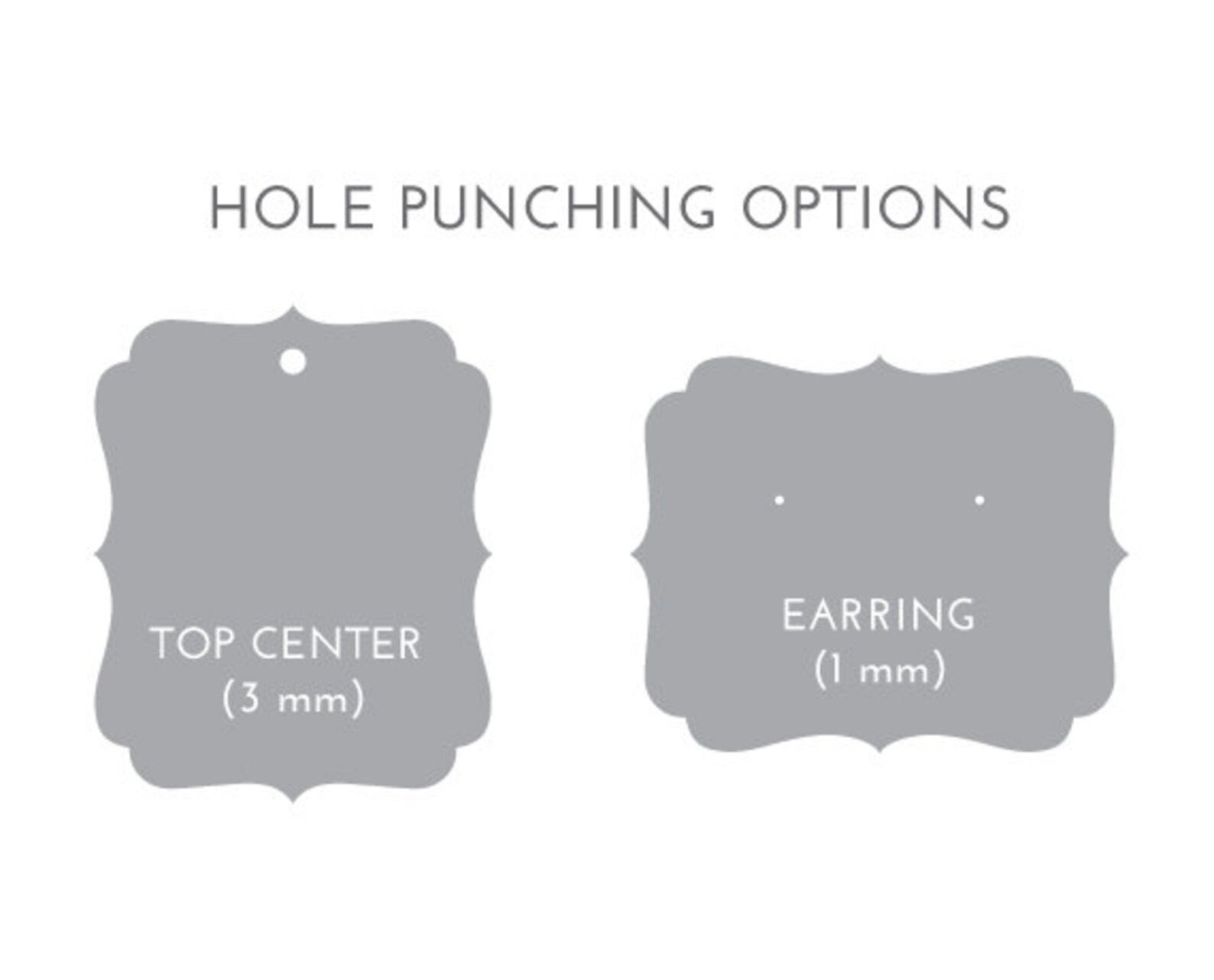 100 Bracket Cards Blank 2.5 X 2 Die Cut Place | Etsy