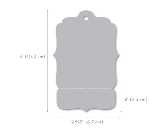 500 Large Perforated Hang Tags Kraft 4 x 2.625 | Etsy