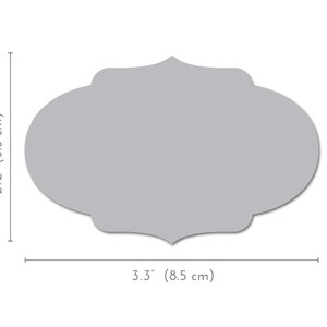 Oval Hang Tags, Cards - 30 Unique Deco Shape - Large Gift Tags, Price ...