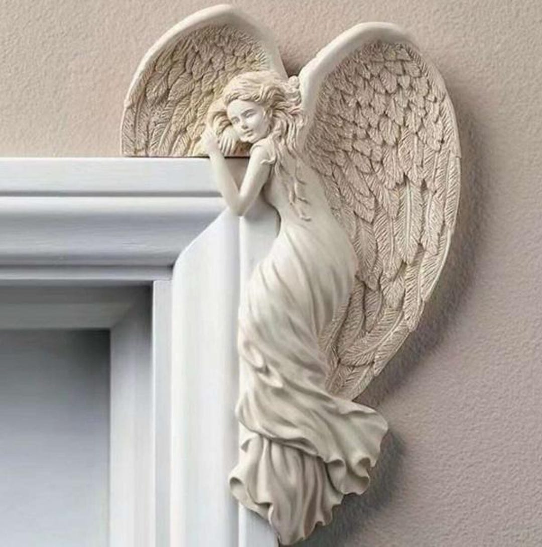 Resin Angel Wings Door Frame Decor: Elegant Home Accent - Etsy