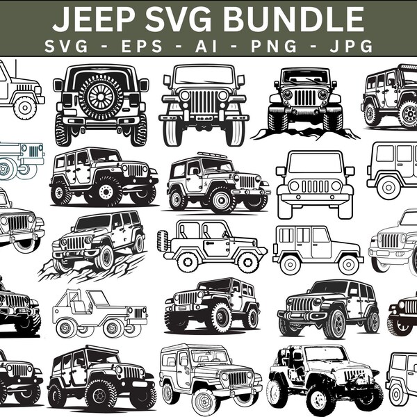 Cricut Svg Jeep - Etsy