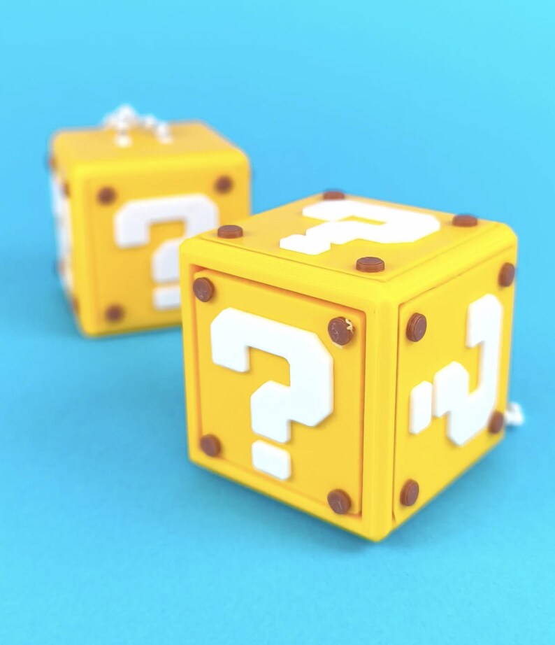 Super Mario Question Mark Clicker – 3D Printed Stress Relief Toy ...